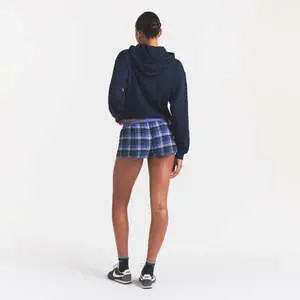 SKIMS Classic Hoodie | Blue | Small | Cotton Fleece
