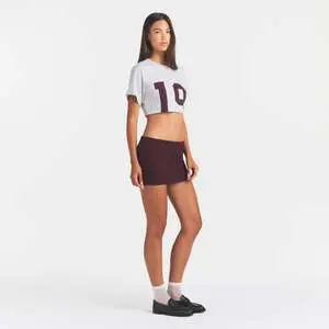 SKIMS Foldover Mini Skirt