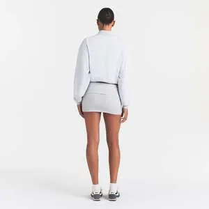 SKIMS Cotton Rib Foldover Mini Skirt