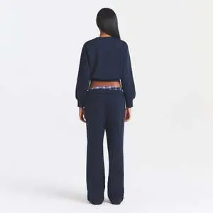 SKIMS Cotton Fleece Classic Straight Leg Pants