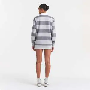 SKIMS Oversized Polo Shirt With Metal Button Detailing