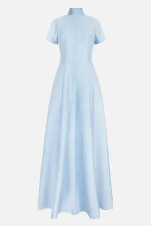 EMILIA WICKSTEAD Malinda Dress In Icy Embossed Cloque
