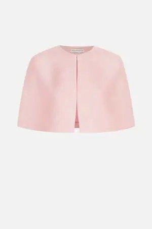 EMILIA WICKSTEAD Domie Cape In Embossed Cloque