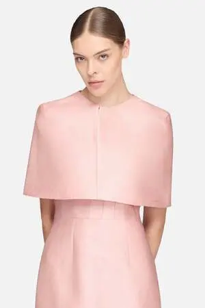 EMILIA WICKSTEAD Domie Cape In Embossed Cloque