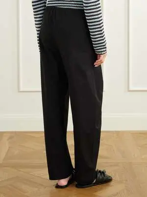 LA LIGNE Colby Cotton-poplin Wide-leg Pants