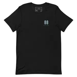 ANCHOR & CREW Organic Cotton Printed T-shirt - Black
