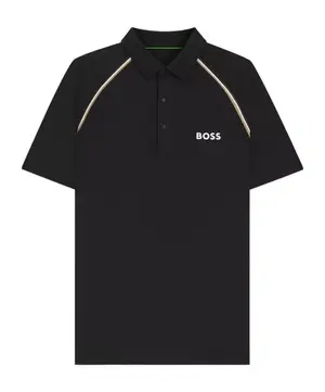 Hugo Boss Active Slim-fit Polo Shirt With Odour Control