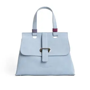 HESTER VAN EEGHEN Barnina Suede Cielo Handheld Bag