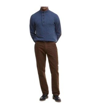 Barbour Button-down High-neck Sweater