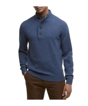 Barbour Button-down High-neck Sweater