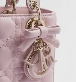 Dior Lady Small Shoulder Bag - Soft Pink