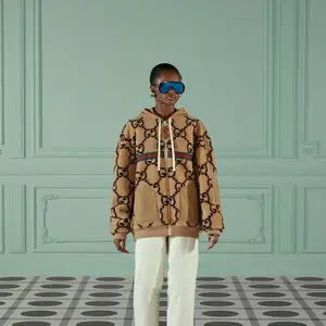 Gucci Maxi Gg Fleece Jacket