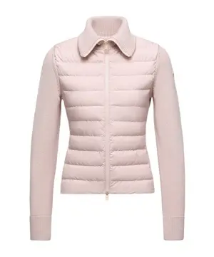 Moncler Padded Zip-up Wool Cardigan