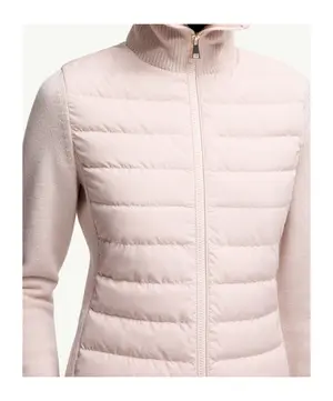 Moncler Padded Zip-up Wool Cardigan