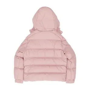 Moncler Maya 70 Hooded Short Puffer Jacket - Pink