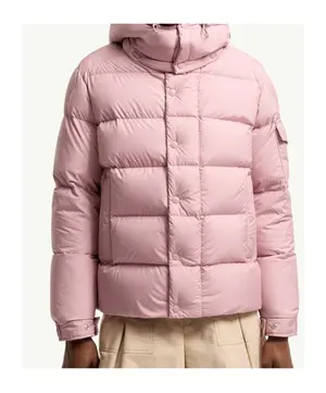 Moncler Maya 70 Hooded Short Puffer Jacket - Pink