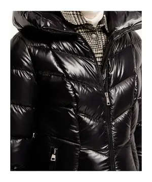 Moncler Marusse Hooded Mid-length Down Jacket