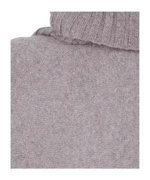 D.exterior High-neck Knit Sweater