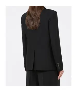 Max Mara Double-breasted Wool Twill Suit Jacket