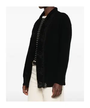 ERMANNO FIRENZE Lace-trim Cardigan