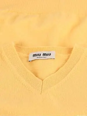 Miu Miu V-neck Wool Cardigan