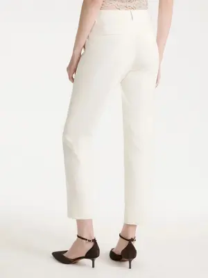 Marella Tailored Stretch Trousers With Belt Loops