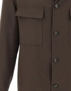 BRIGLIA 1949 Long-sleeve Button-up Jacket