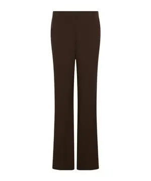 Marella Pleated Casual Trousers - Brown