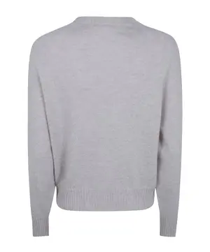 D.exterior Ribbed Knit Sweater