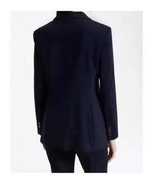 Marella Double-breasted Blazer With Notched Lapel