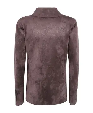 D.exterior Single-breasted Long-sleeve Blazer