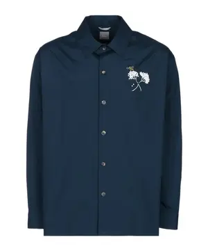 Dior Shirt With Flower Bee Embroidery