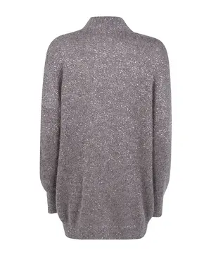 D.exterior Crystal-embellished Knit Top