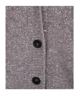 D.exterior Crystal-embellished Knit Top