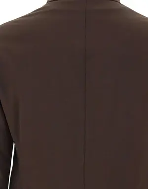 MONTECORE Quilted Bib Double-breasted Coat