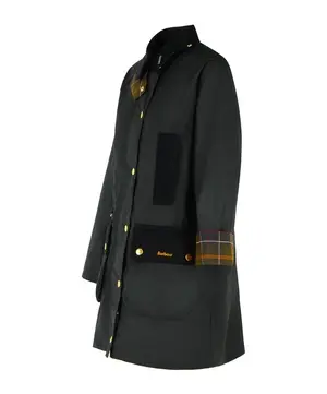 Barbour Beaufort Waxed Cotton Jacket - Black