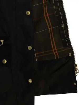 Barbour Beaufort Waxed Cotton Jacket - Black