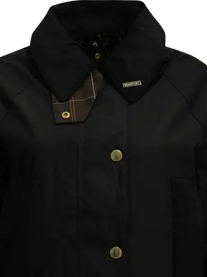 Barbour Beaufort Waxed Cotton Jacket - Black