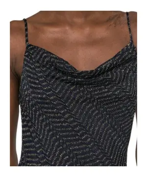 Missoni Zigzag-knit Cowl-neck Maxi Dress