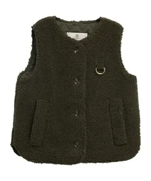 Barbour Fleece Vest - Olive Green