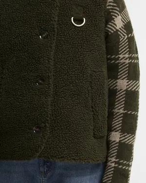 Barbour Fleece Vest - Olive Green