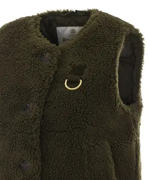 Barbour Bowes Fleece Gilet - Olive Green