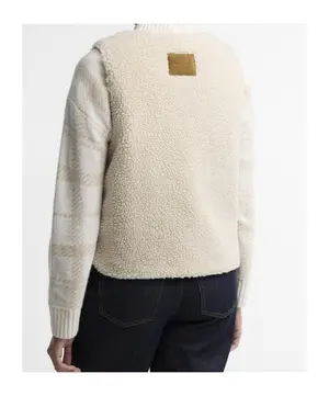 Barbour Fleece Vest - Off White