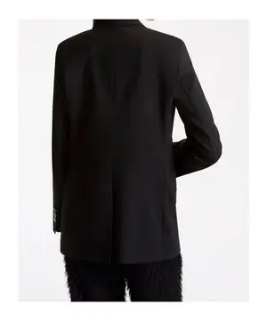 Marella Single-breasted Blazer With Notched Lapel And Flap Pockets
