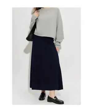 LISA YANG Torie Knitted Midi Skirt