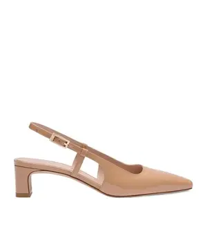 STUART WEITZMAN Baby Babette Slingback Pumps - Adobe