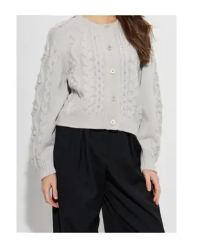 LISA YANG Winroe Cable-knit Cardigan