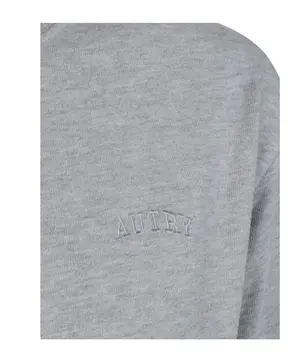 AUTRY Short Sleeve Straight Hem Top - Dkmelange