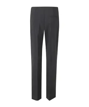 Alberta Ferretti Creased Straight-leg Trousers