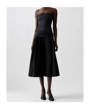 Jacquemus Spaghetti Strap Spliced Dress